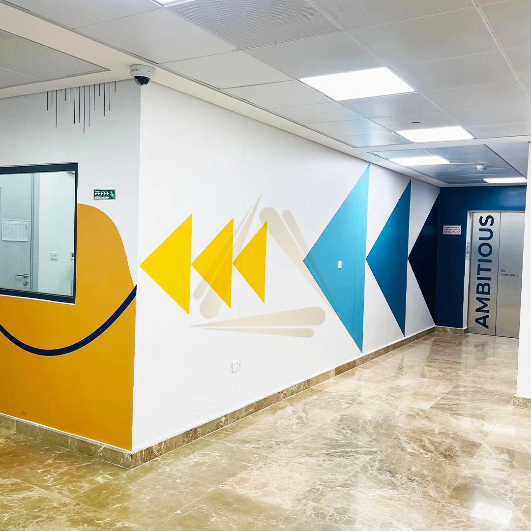 Wall Branding Service in Qatar | #1 Wall Sticker Branding Services