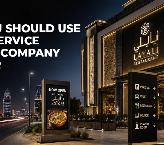 Signage Company Qatar | 3D LED & Custom Sign Boards Doha